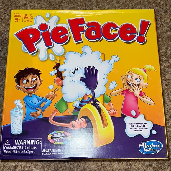 Toys | Hasbro Gaming Pie Face Game Whipped Cream Family Board Game For ...